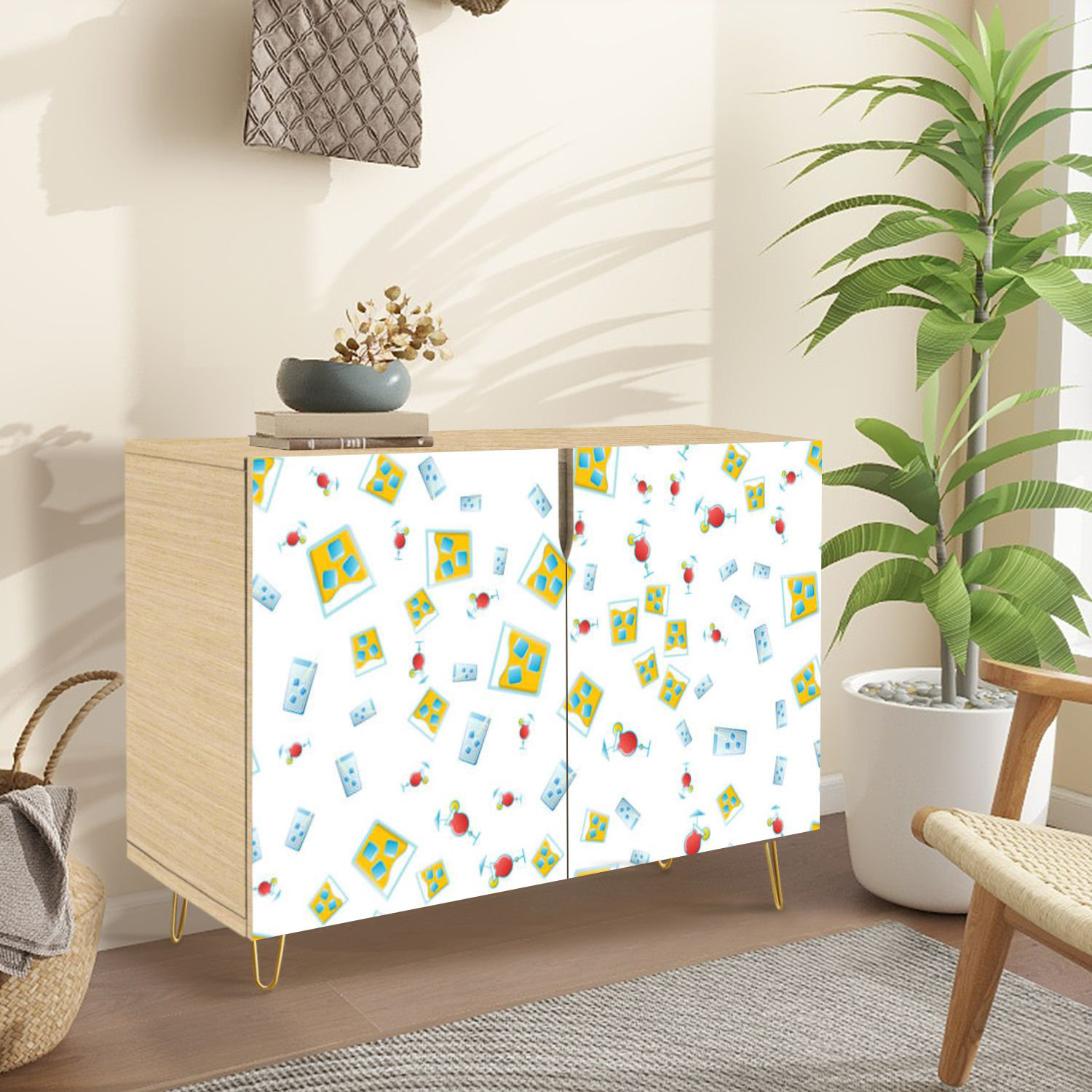 Dakota Fields Sideboard Buffet Cabinet with Storage Endless seamless ...