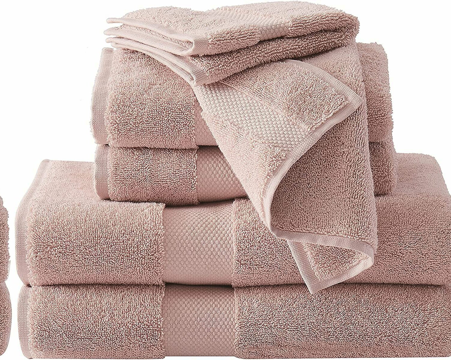 Hokku Designs LuxPlush Turkish Cotton 6-Piece Towel Set - Bath, Hand ...
