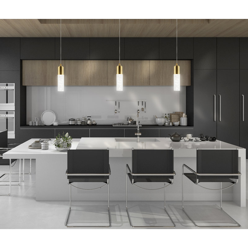 Wrought Studio Octa 1 - Light Single Cylinder LED Pendant & Reviews ...