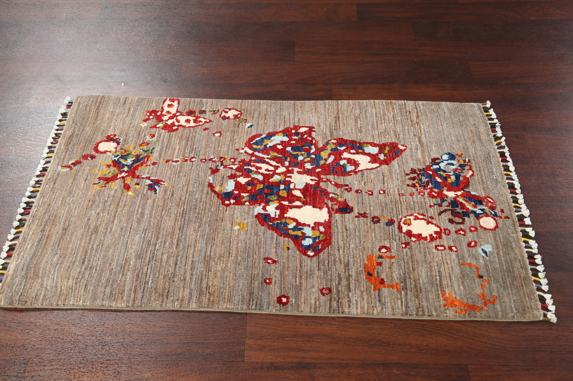 Rugsource Modern Abstract Oriental Area Rug Hand-Knotted 3X4 | Wayfair