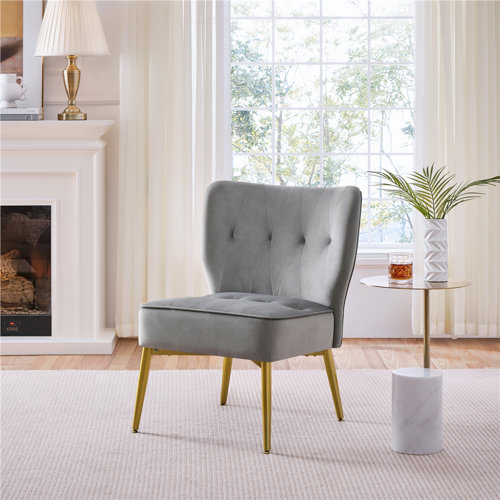 Canora Grey Anjna Velvet Side Chair | Wayfair.co.uk