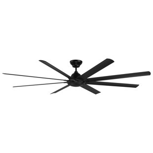 Angled Extremely Large Room Ceiling Fans With Lights You'll Love | Wayfair
