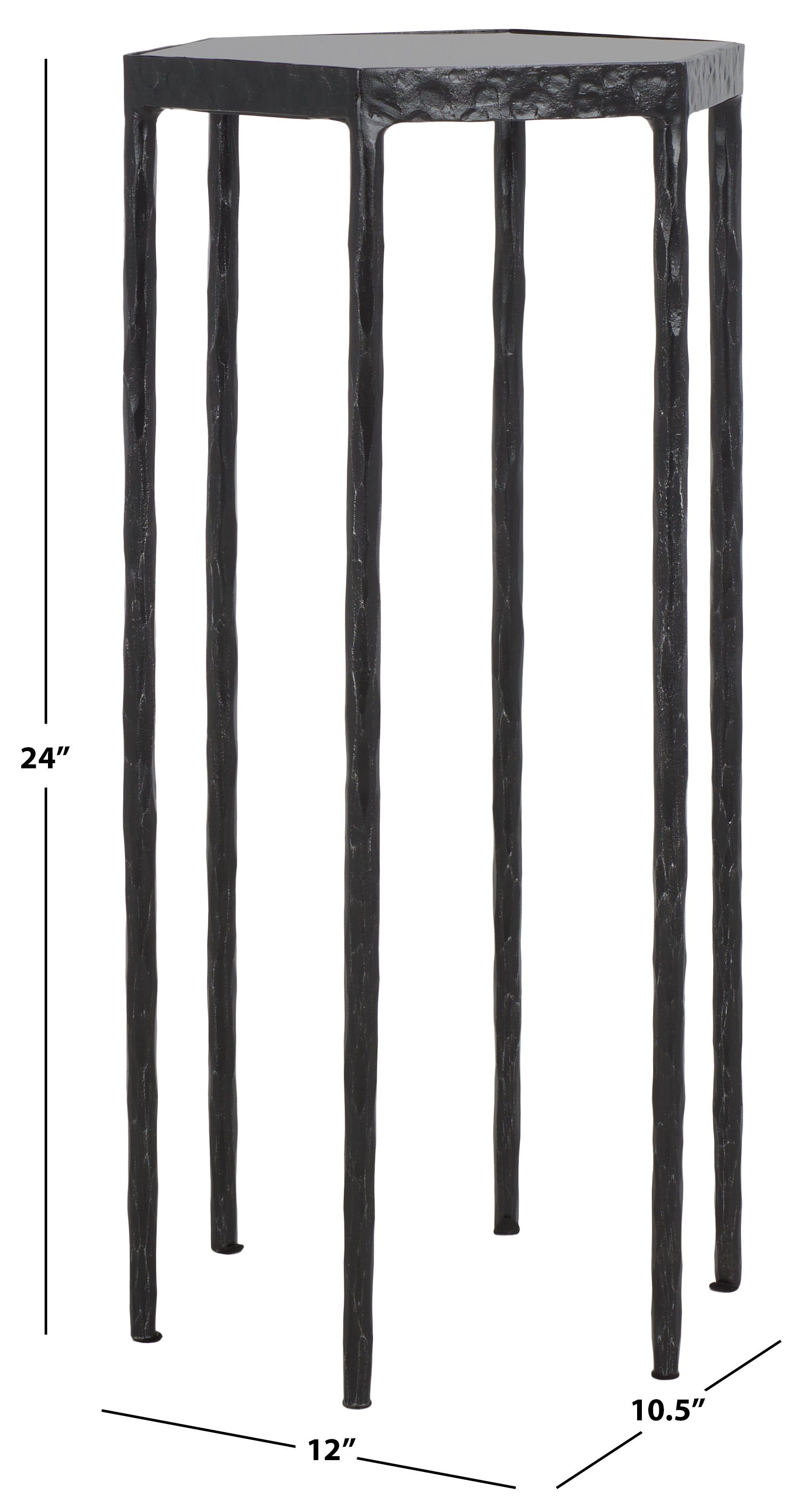 17 Stories Galvin Marble Top Drink Table | Wayfair