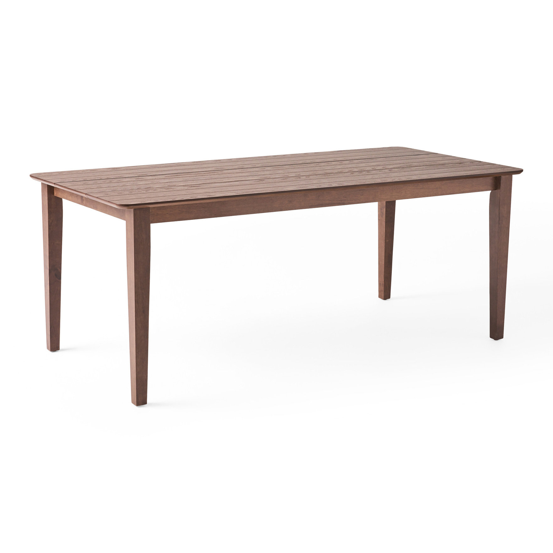 Ophelia & Co. Square Legged Dining Table, Walnut, Solid Wood ...