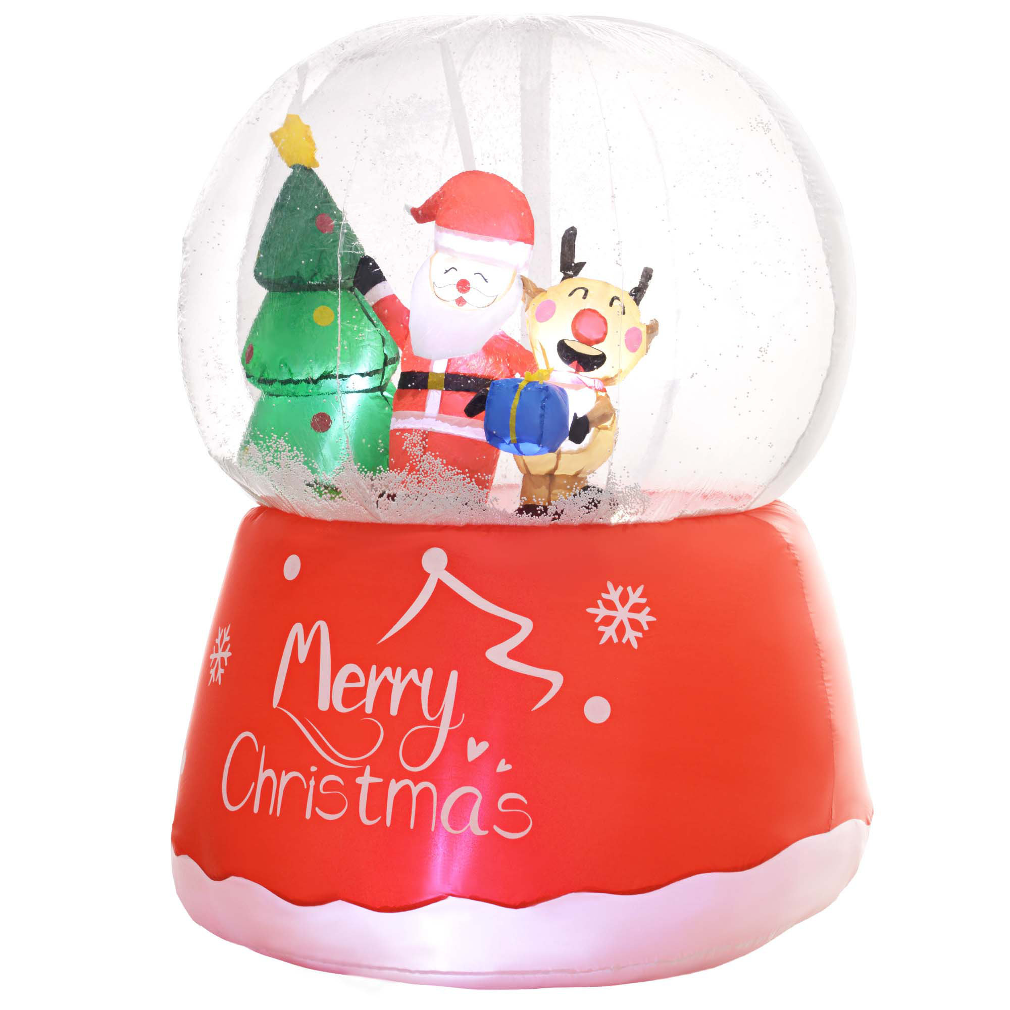 One Allium Way® 5.5FT Christmas Inflatable Crystal Ball With Santa ...