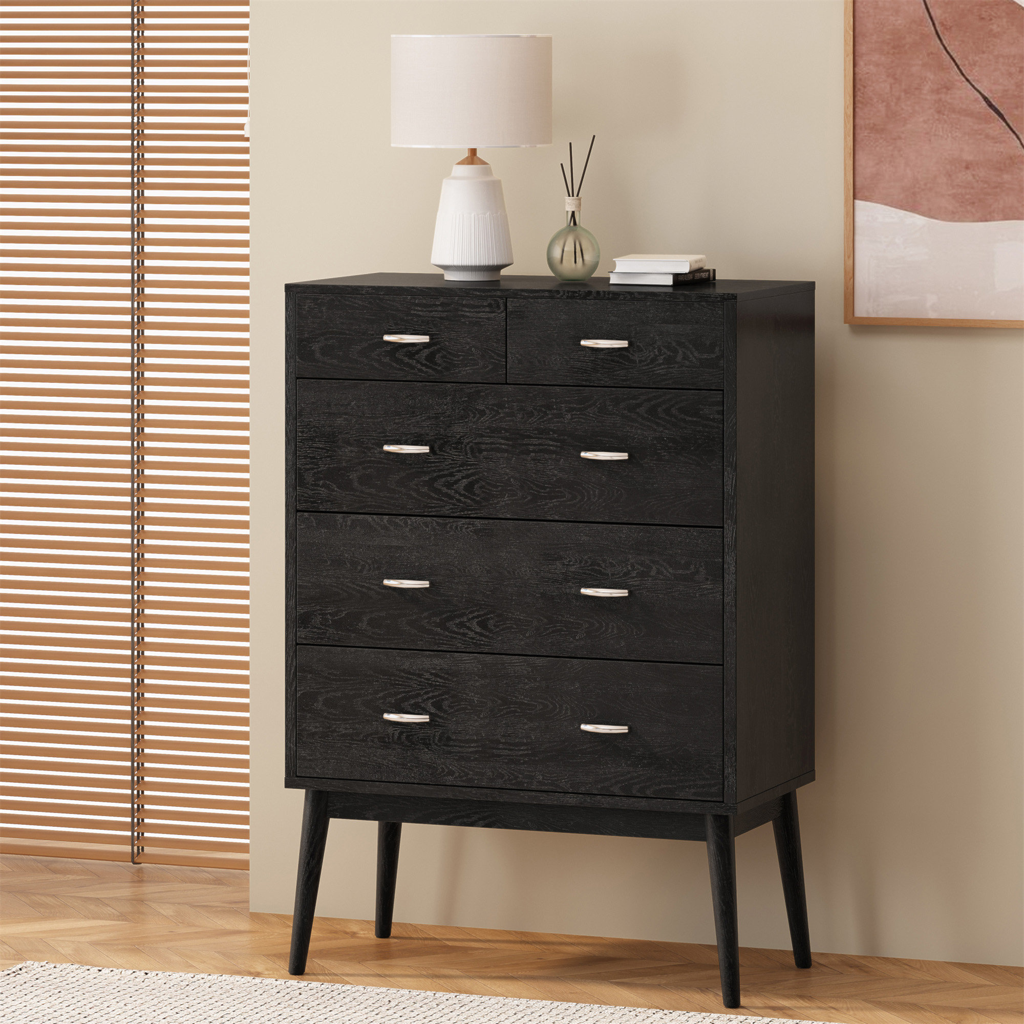 STYLISH Commode à tiroirs DISA 2 + 3 - Wayfair Canada