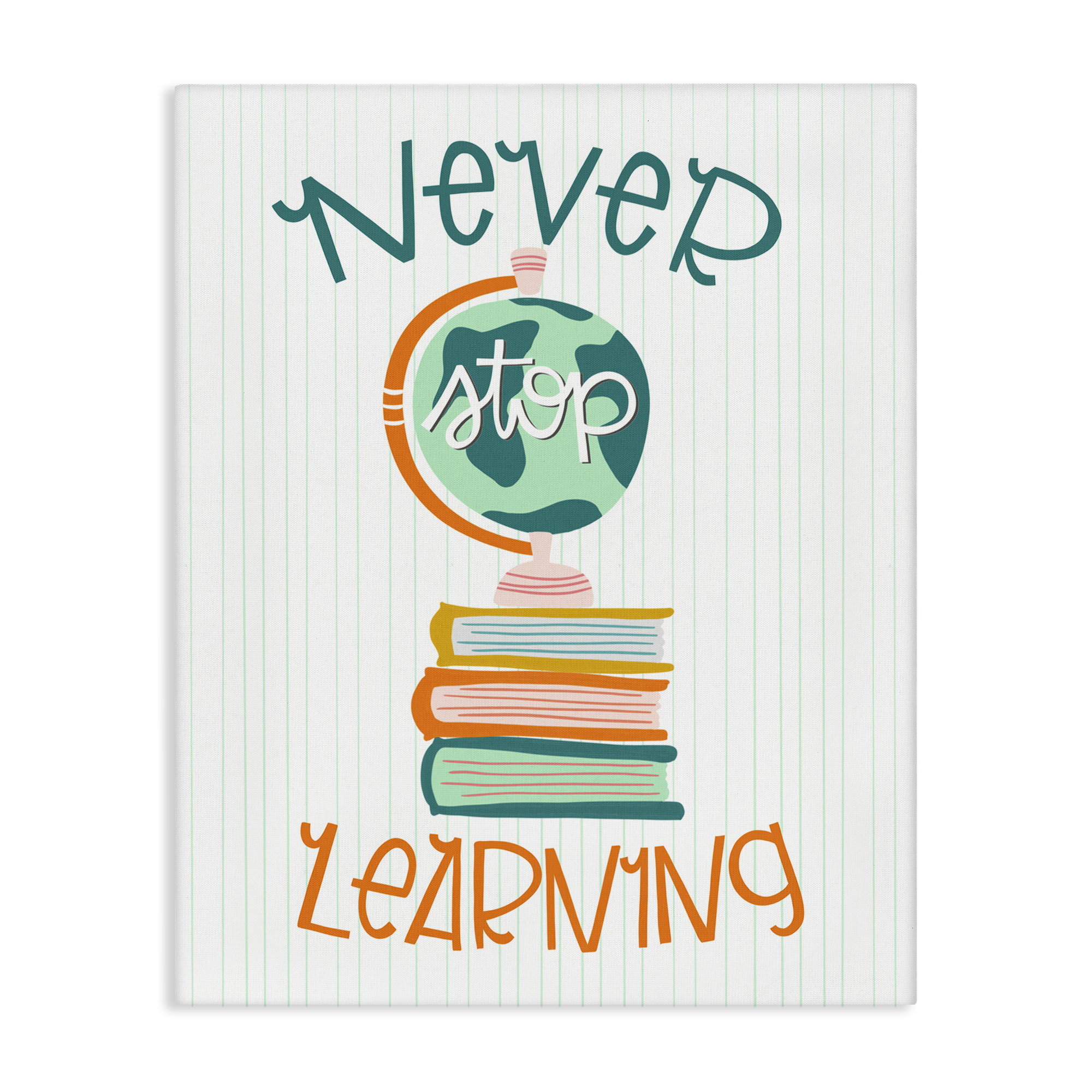 Latitude Run® Never Stop Learning Canvas, design by Mandy Ford Art ...
