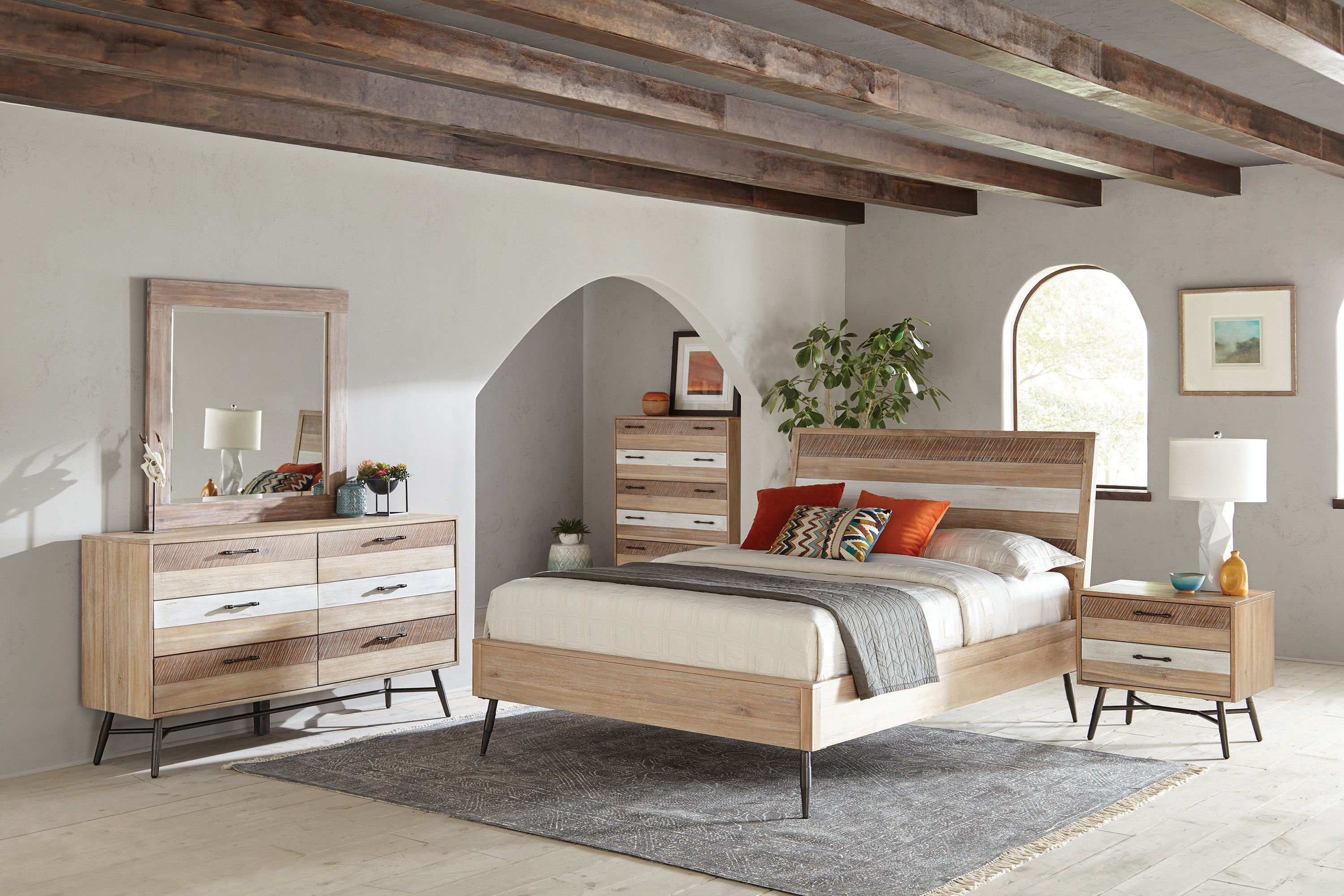 Loon Peak® Jayleana Lee Platform Bedroom Set 4 Pieces | Wayfair