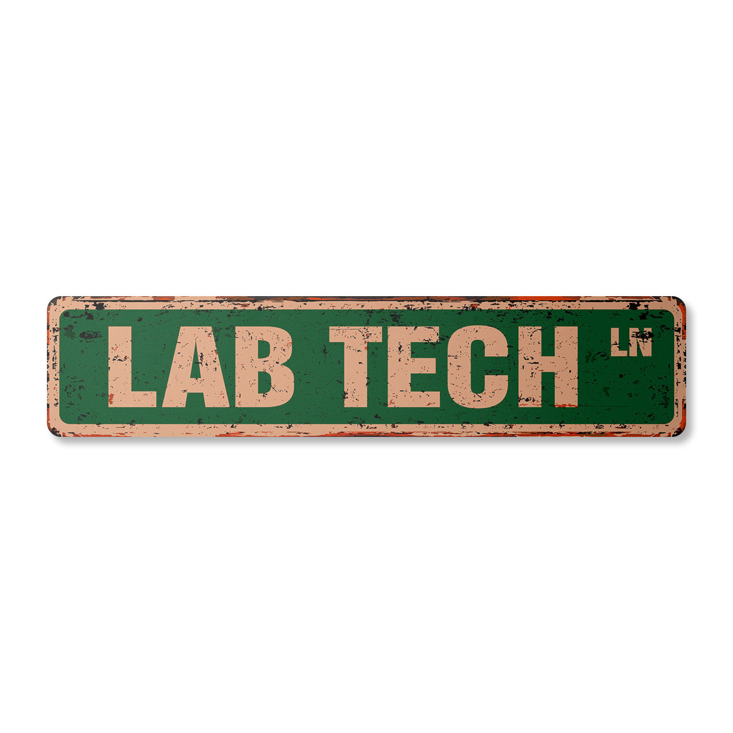 SignMission Lab Tech Aluminum Street Sign | Wayfair