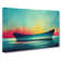 Breakwater Bay Paint Splatter Boat Vol.1 - Wrapped Canvas Print ...