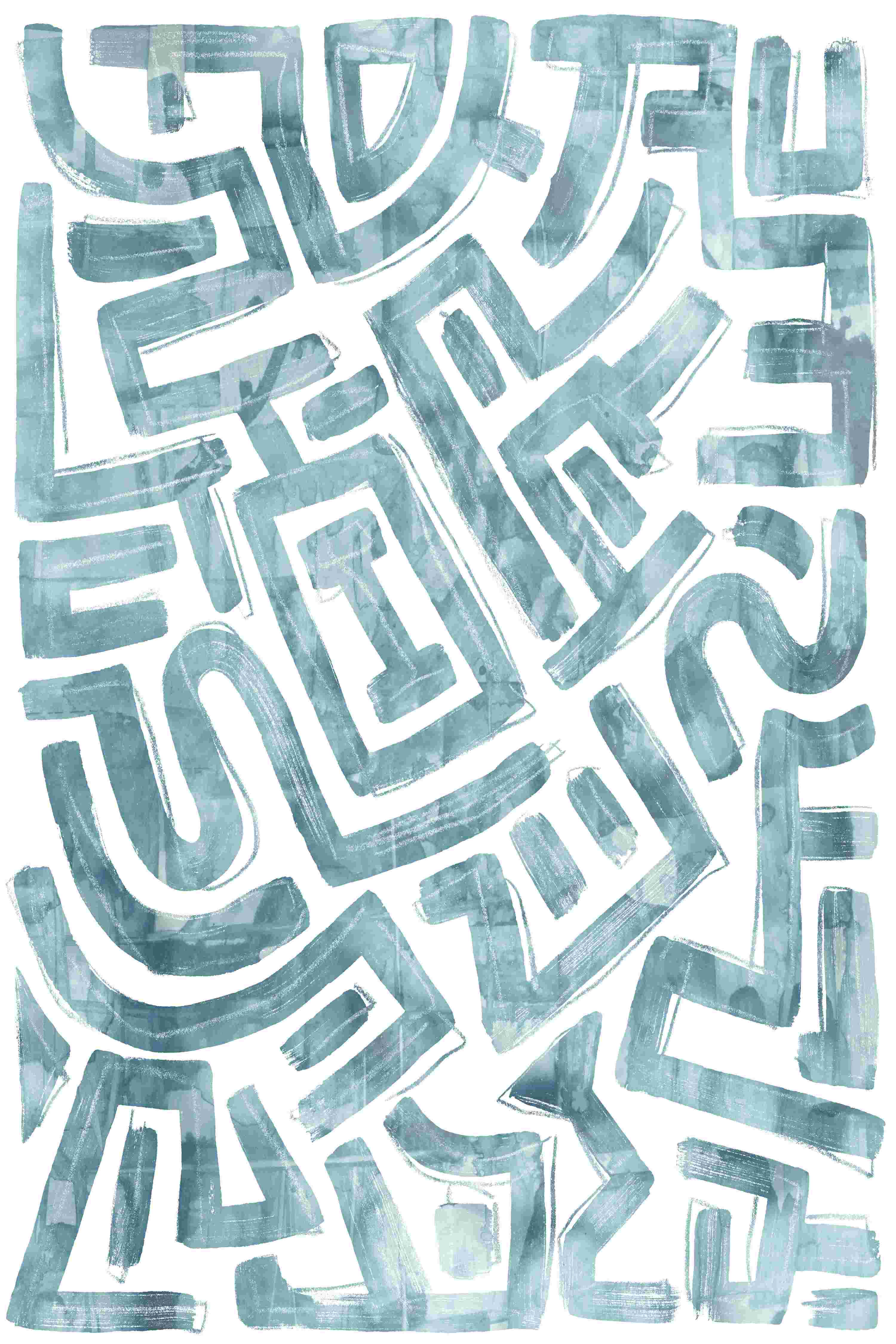 George Oliver Labyrinth II - Wrapped Canvas Painting | Wayfair