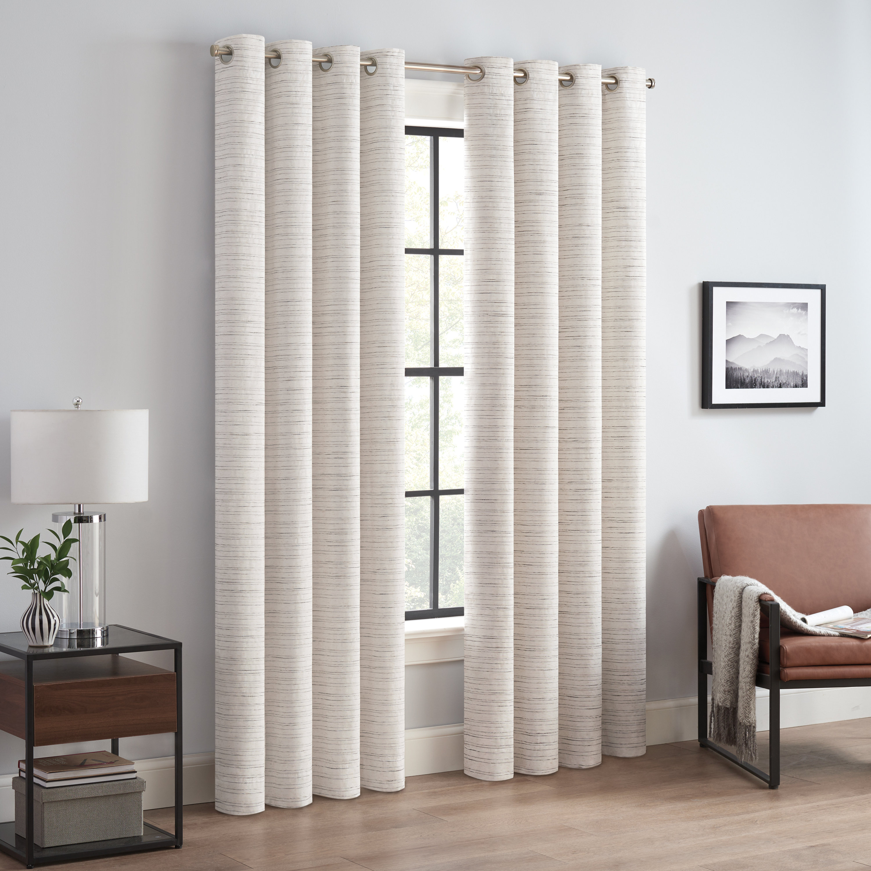 Eclipse Branson Magnitech 100% Blackout Curtain, Grommet, Seamless ...