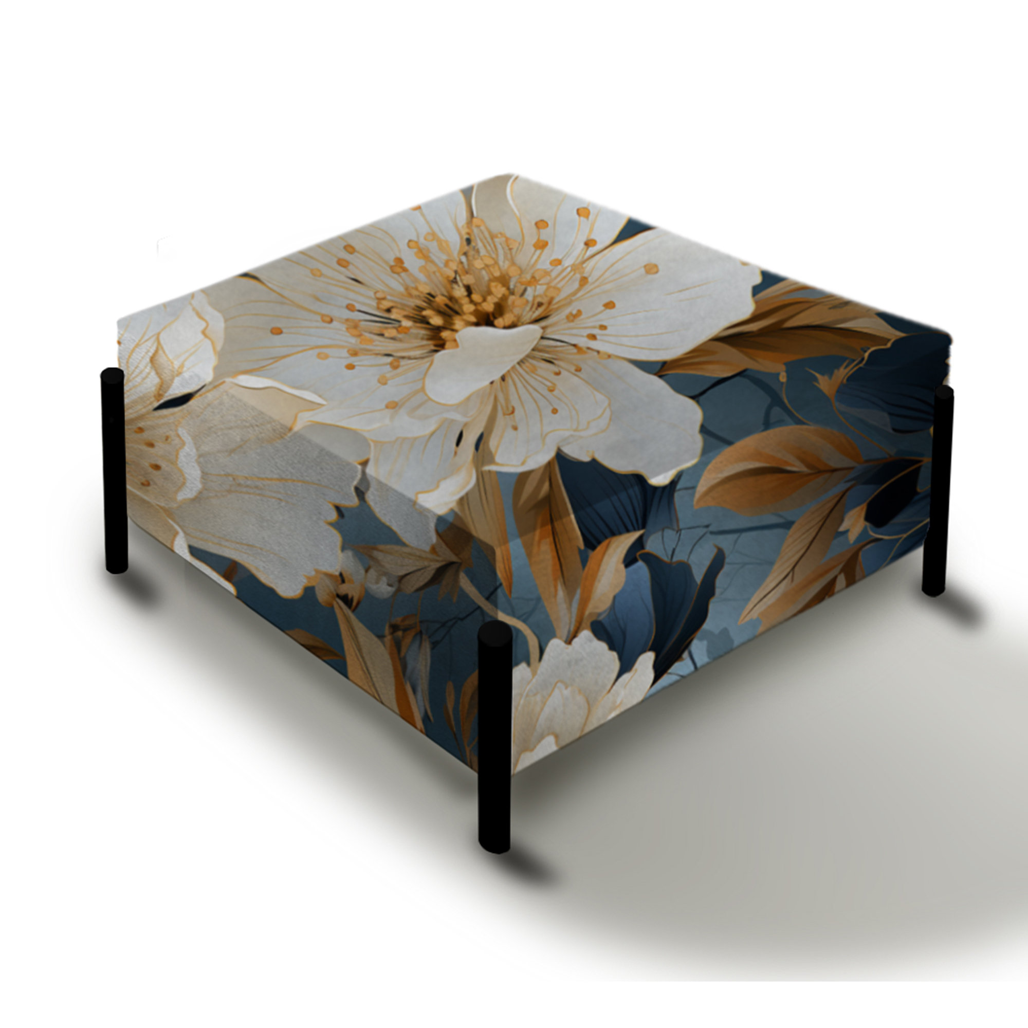 Design Art Contemporary Floral Elegance Cottage Collage - Floral Large ...