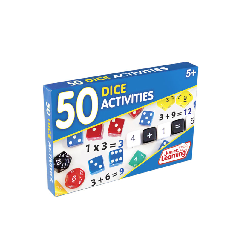 Junior Learning 50 Dice Activities Learning Game | Wayfair