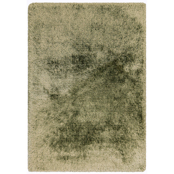 Canora Grey Azaryah Chunky Shaggy Sage Green Rug | Wayfair.co.uk