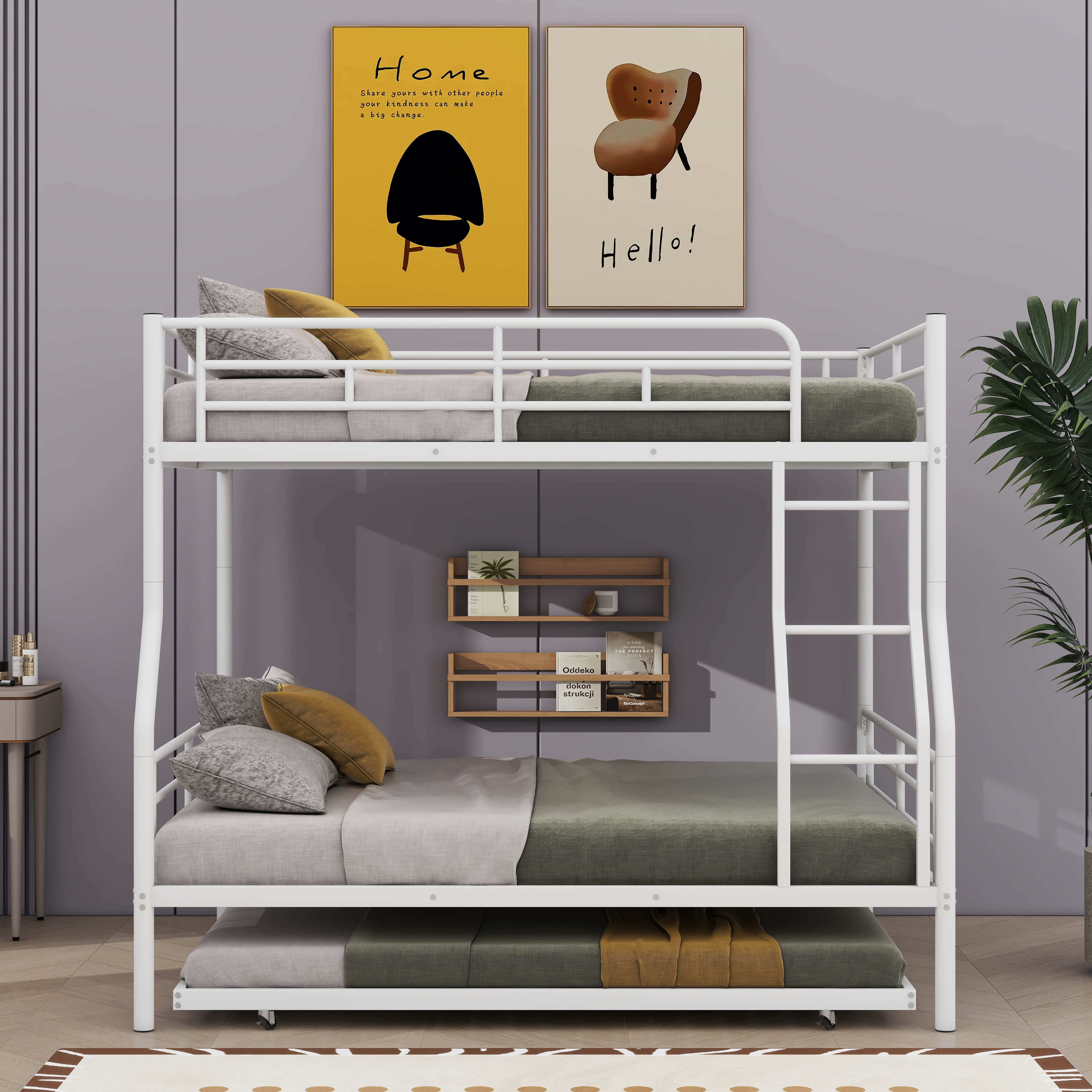 Isabelle & Max™ Lit double superposé au-dessus d'un très grand lit ...