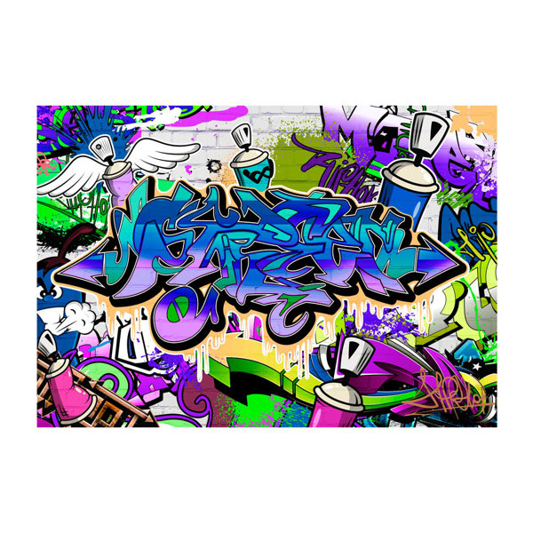 East Urban Home Tom Graffiti Wall Mural - Wayfair Canada