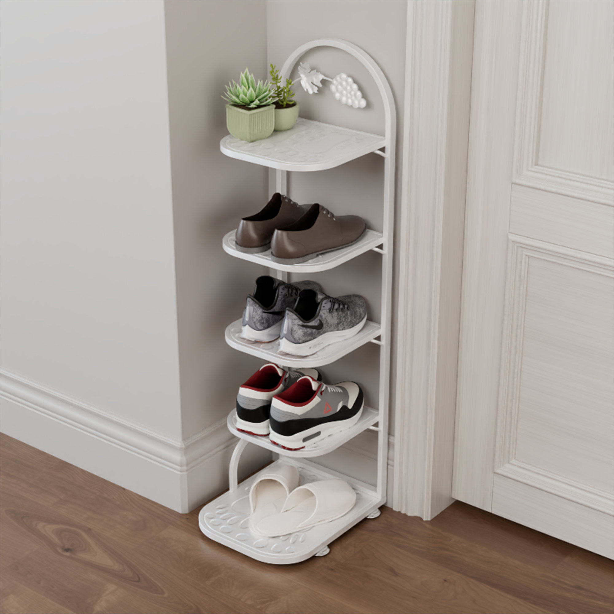Mercer41 Floor Shoe Rack | Wayfair