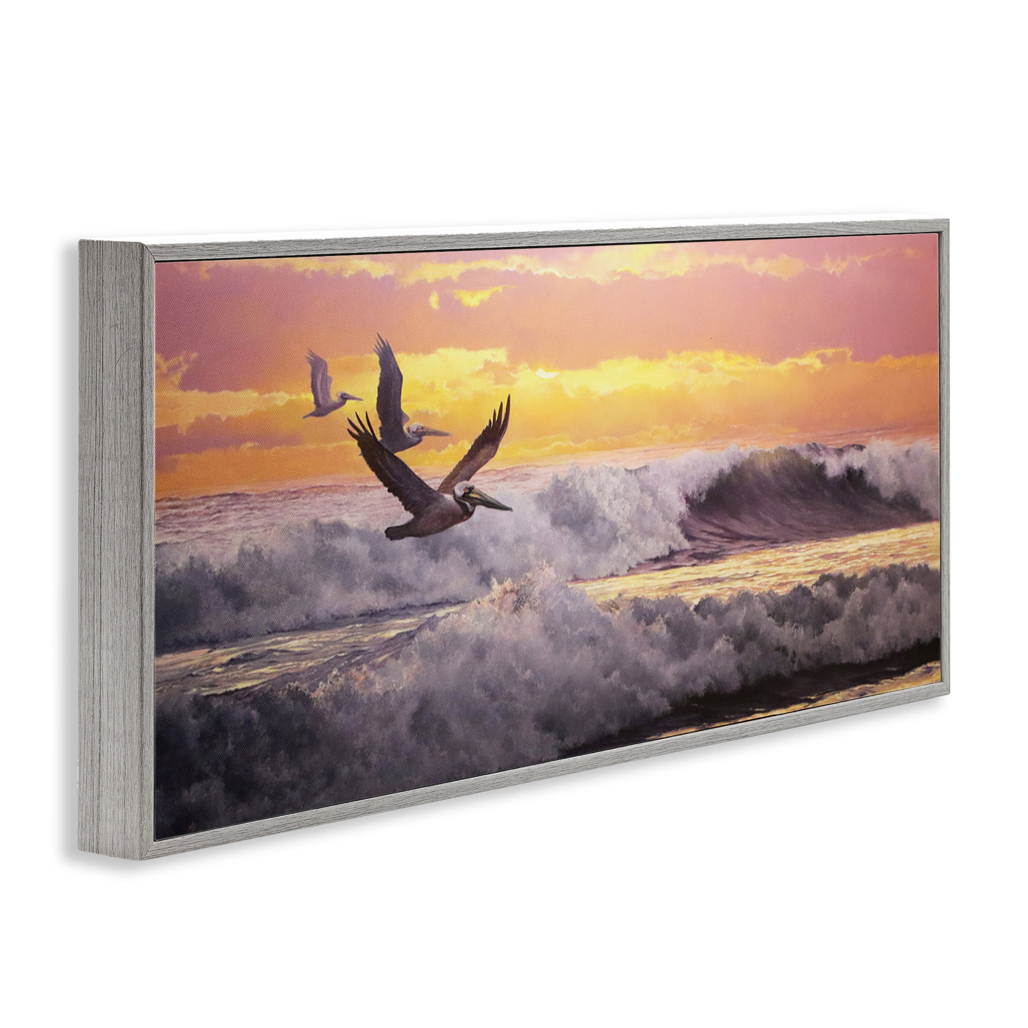 Highland Dunes Eternal Rhythms Seascape Framed Giclee Art by Mark Kelso bk-005 | Wayfair