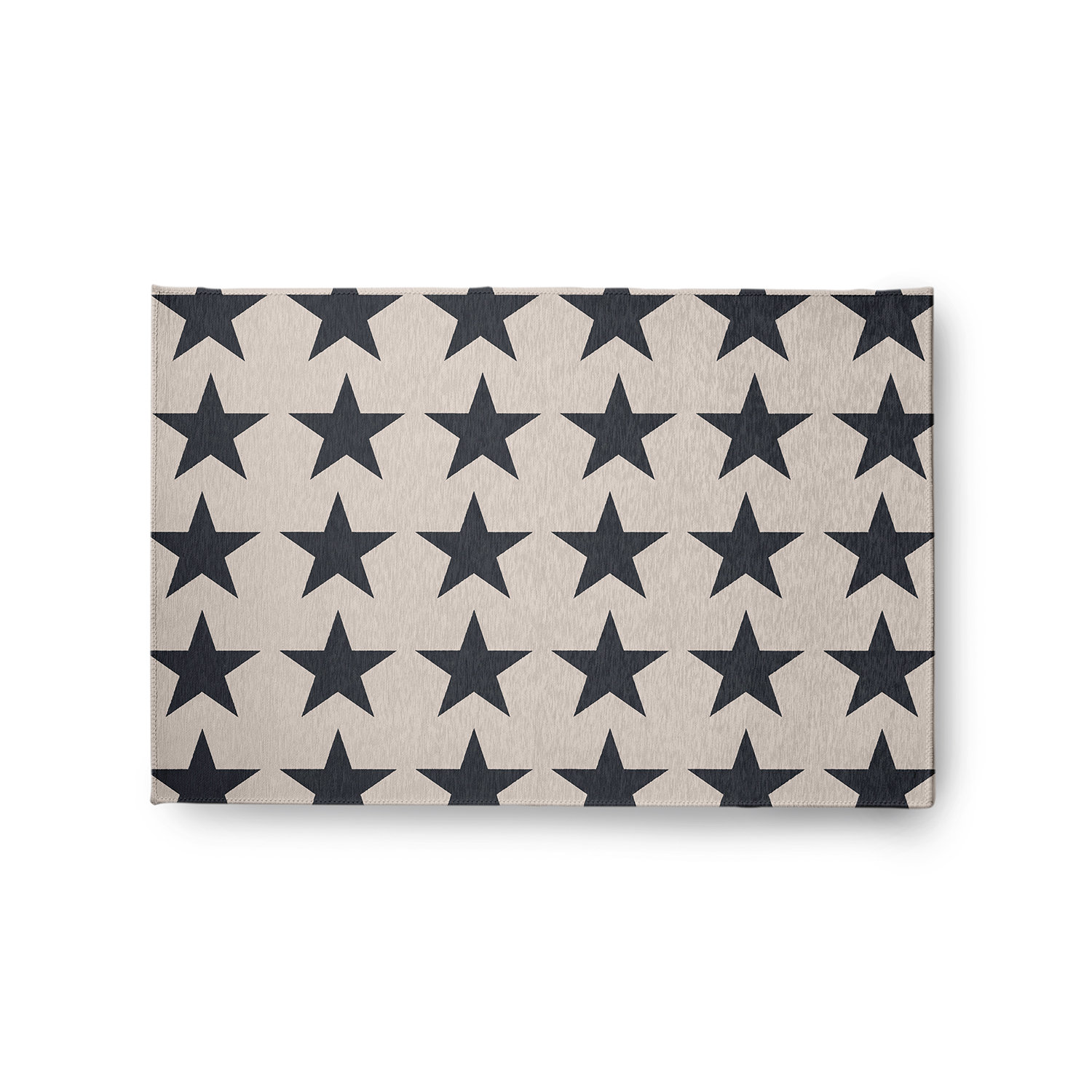 Latitude Run® Stars Americana Chenille Area Rug-CRGN1464BL74 | Wayfair