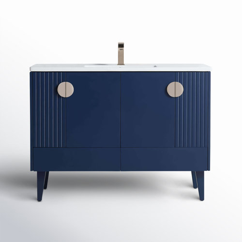 Modern 48 Inch Single Bathroom Vanities | AllModern