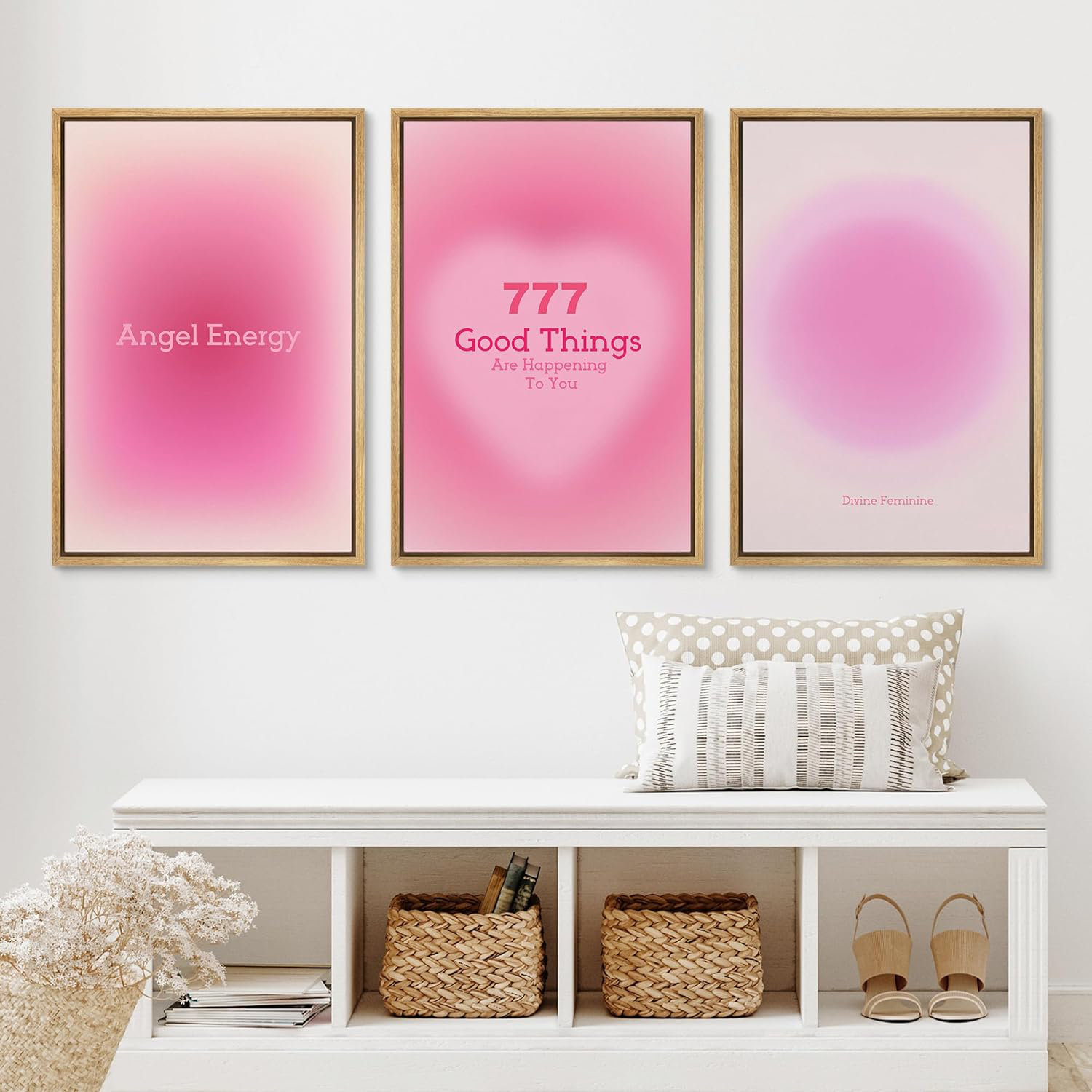 IDEA4WALL Abstract Vibrant Color Blocks Aura Poster Valentines ...