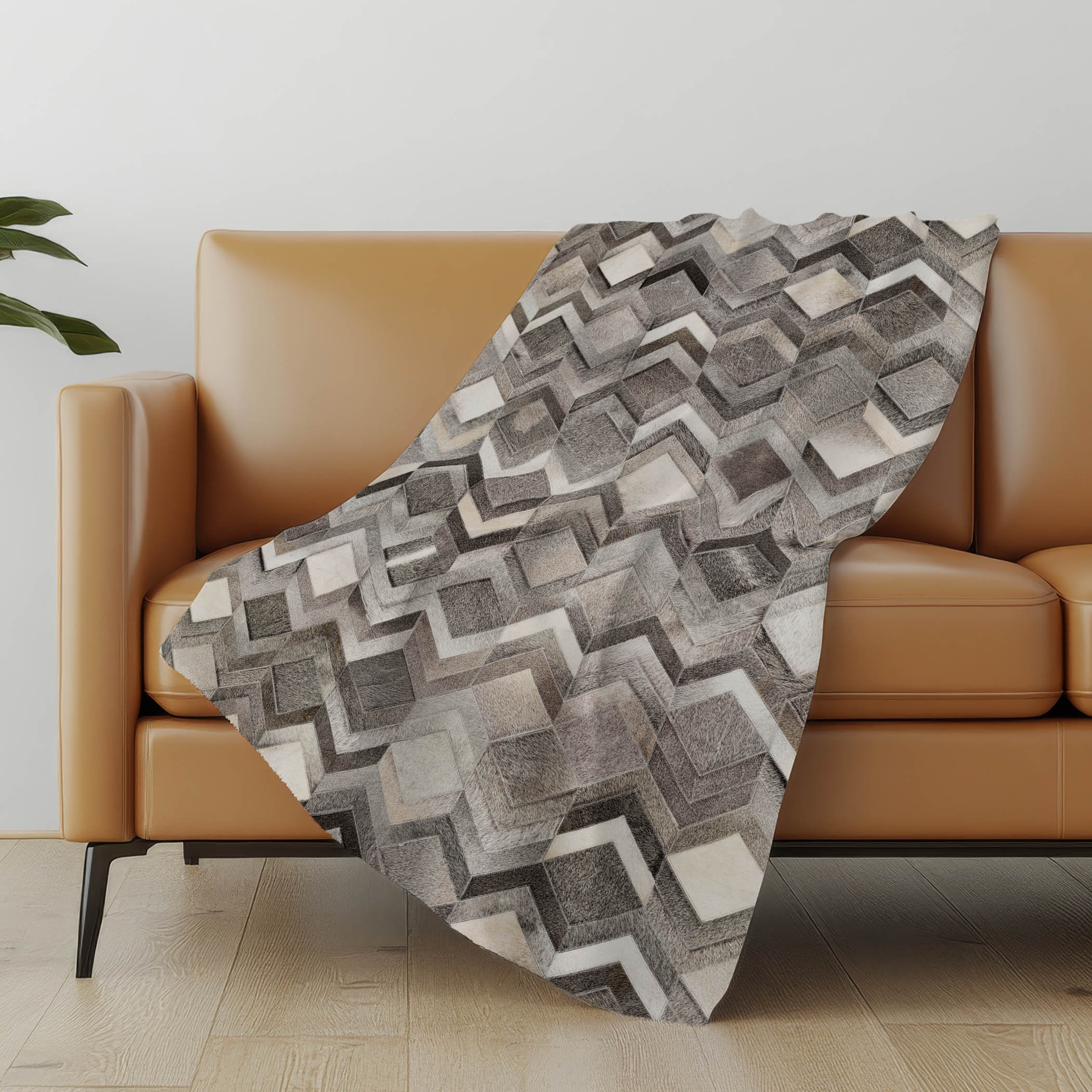 Addison Rugs Addison Machine Washable Sherpa Herringbone Throw Blanket | Wayfair