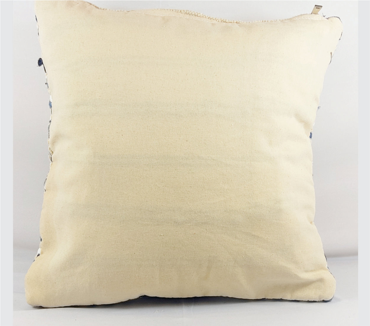 Dakota Fields Cahoe Denim Rag Chain Block Pillow | Wayfair