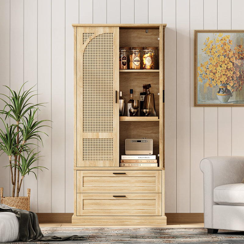 Bay Isle Home™ Kitchen Pantry Storage Cabinet | Wayfair