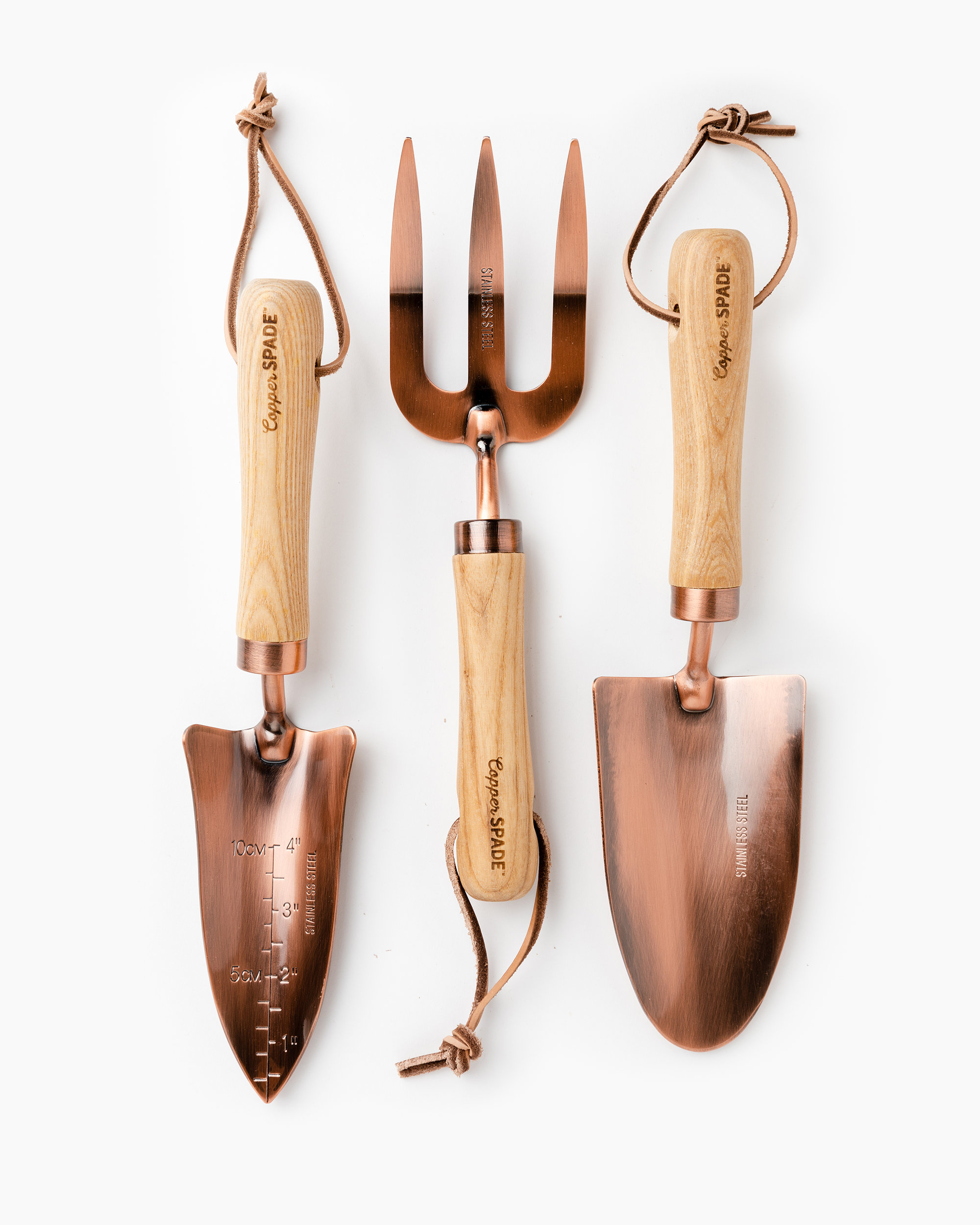 Copper Spade 3 Piece Garden Tool Set & Reviews | Wayfair