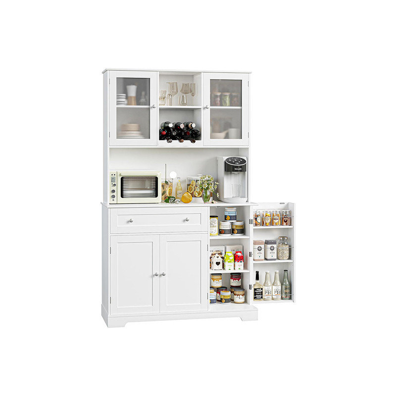 Lark Manor™ Pantry Storage Cabinet,Modern Buffet Cabinet with Hutch ...