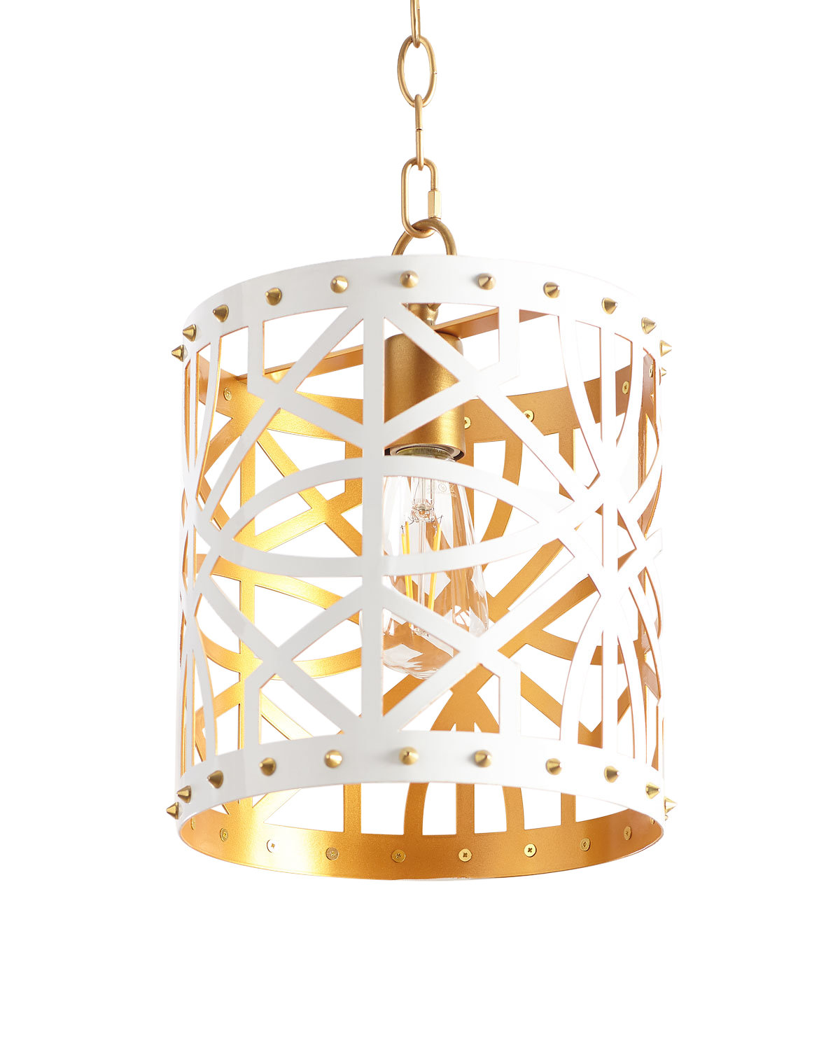 Everly Quinn Hayes Pendant, White | Wayfair