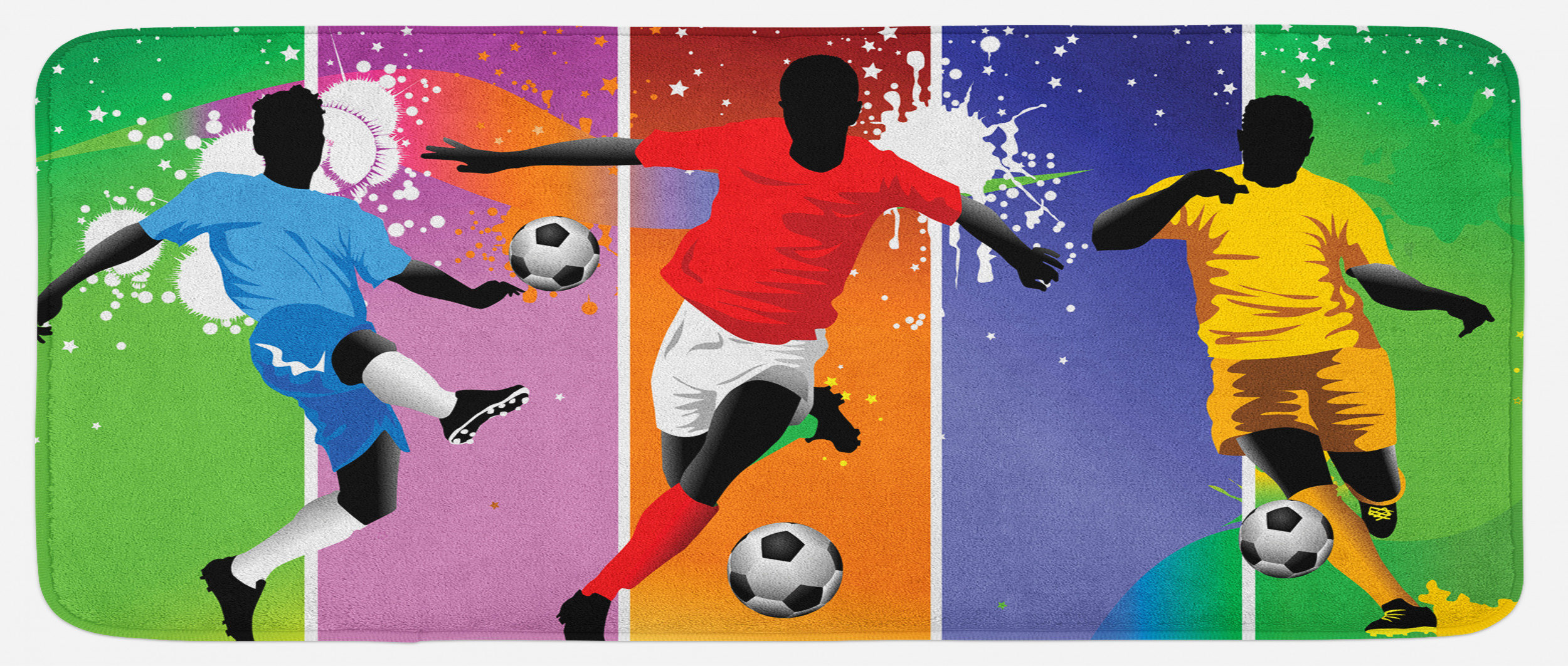 East Urban Home Soccer Kitchen Mat | Wayfair