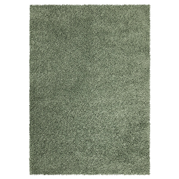 17 Stories Jaxzen New Luxury Handmade Shag Mint Rug & Reviews | Wayfair ...