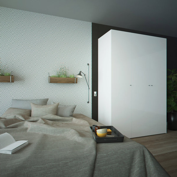 Ebern Designs Braya 3 Door Wardrobe | Wayfair.ie