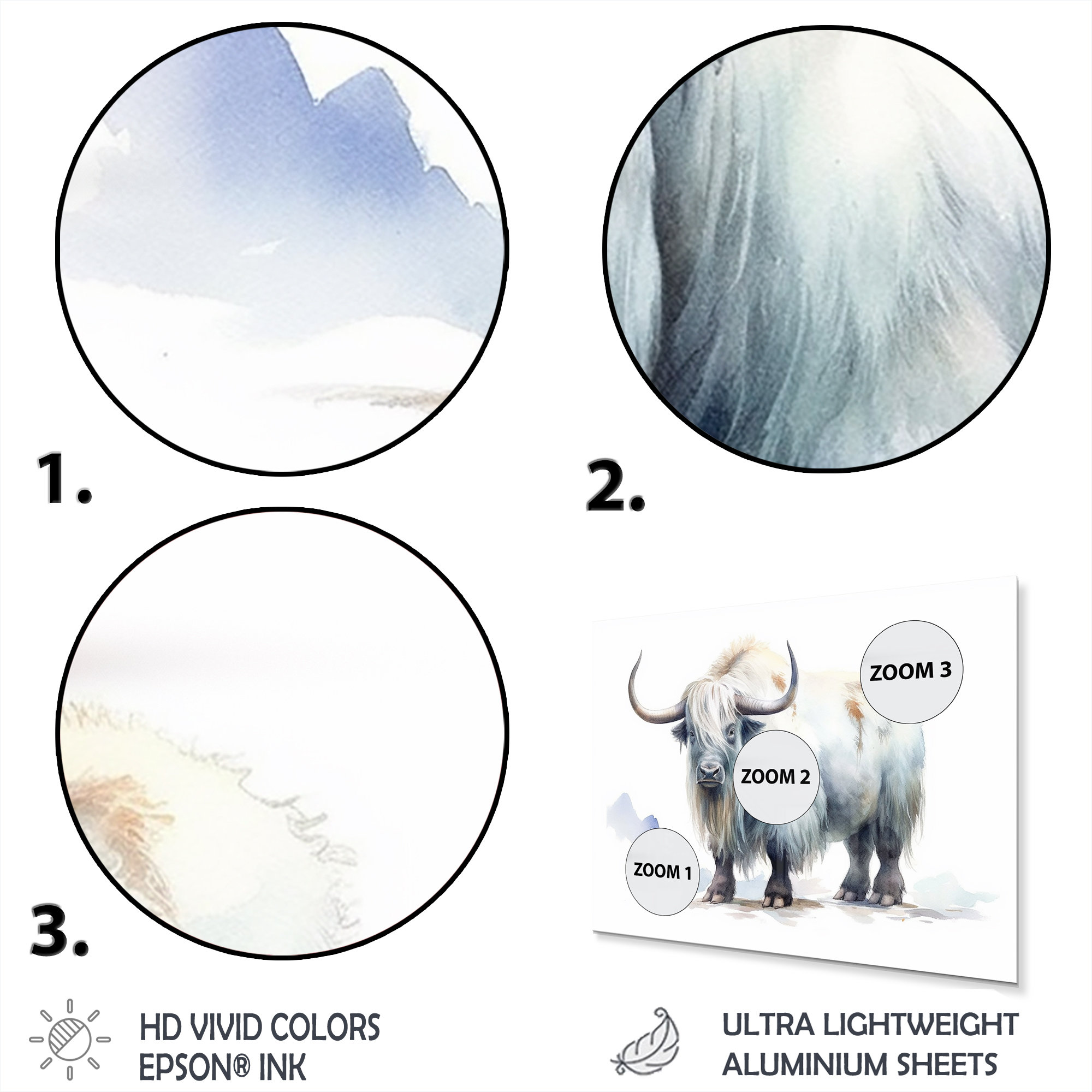 Design Art Domestic Yak III - Yaks Metal Wall Art Set - Wayfair Canada