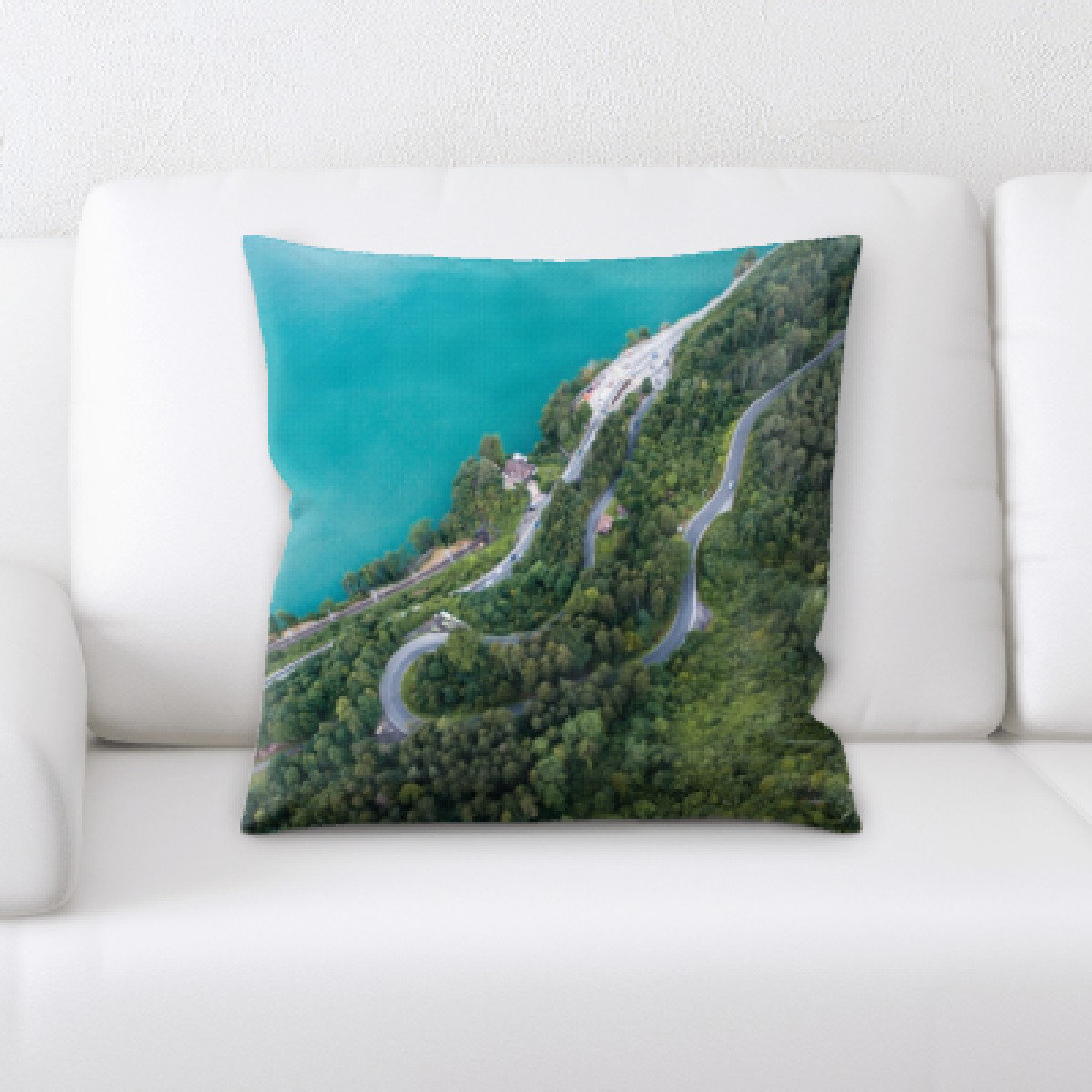 Rug Tycoon Flat Aerial Shots Throw Pillow | Wayfair