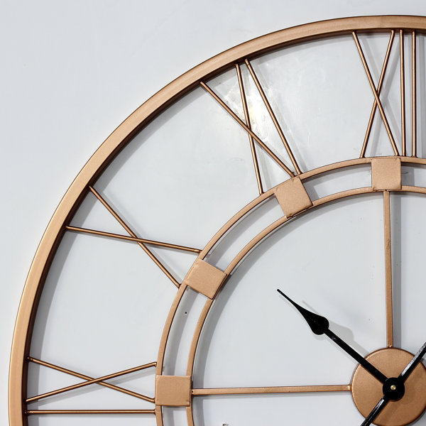 Red Barrel Studio® Aizza Metal Wall Clock & Reviews | Wayfair