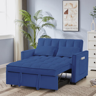 Blue Sofa Beds You'll Love | Wayfair