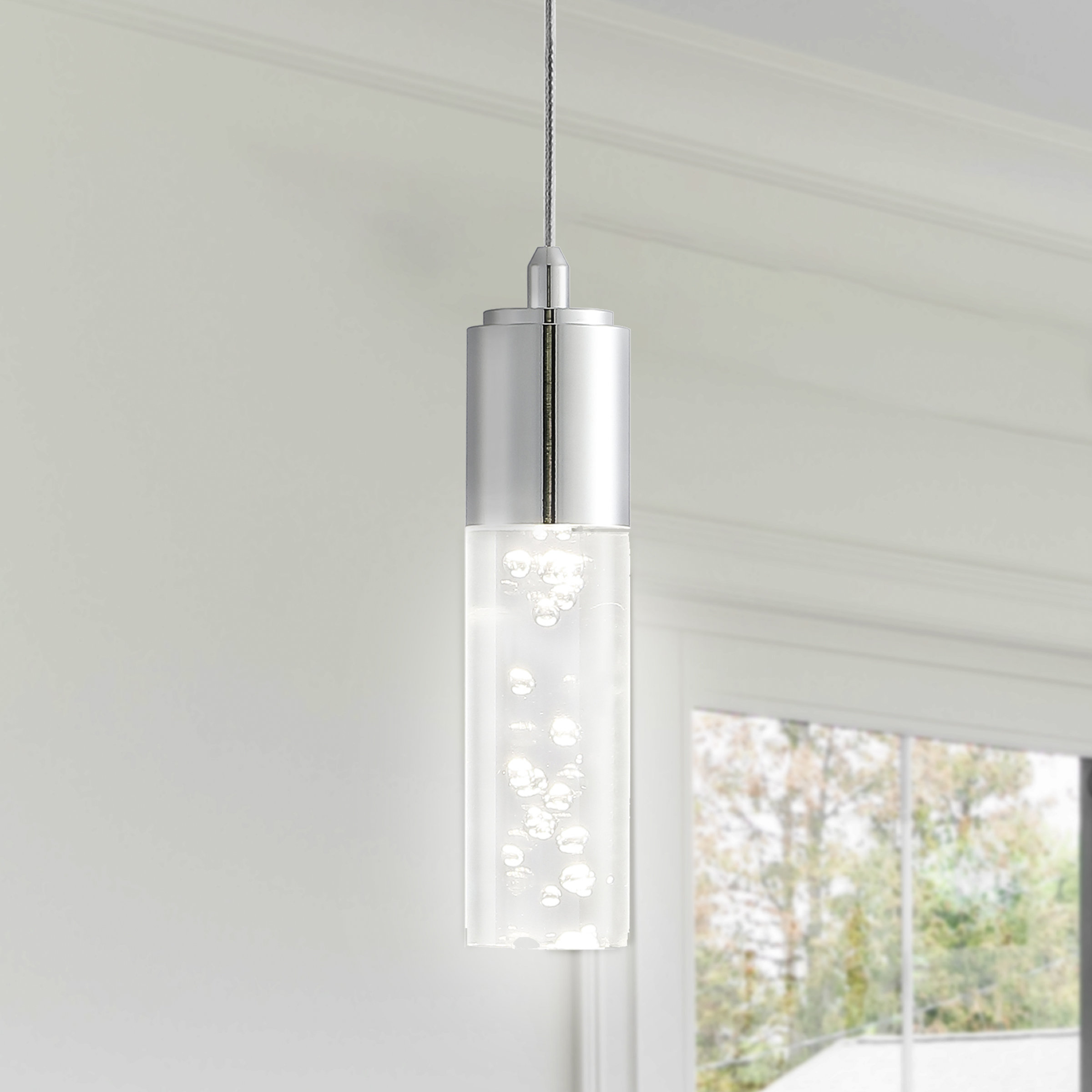 Wrought Studio Octa 1 - Light LED Single Pendant & Reviews | Wayfair