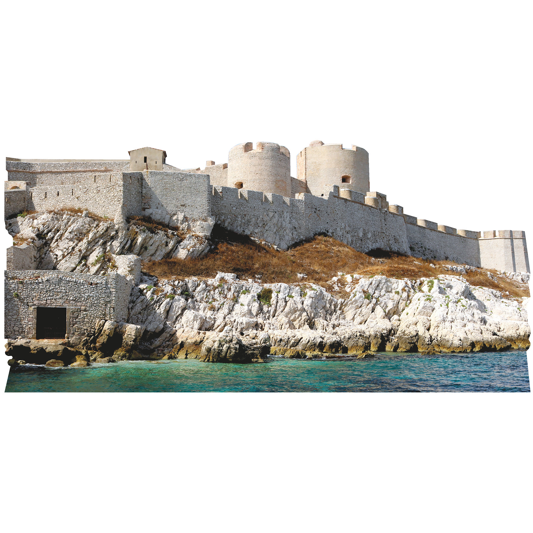 Wet Paint Printing Chateau D lf Prison French Fortress Cardboard Cutout ...