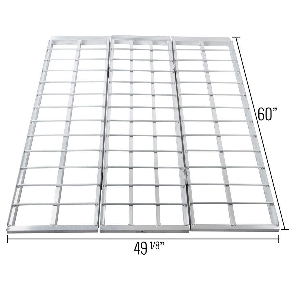 Black Widow Aluminum Tri-Fold Motorcycle Ramp | Wayfair