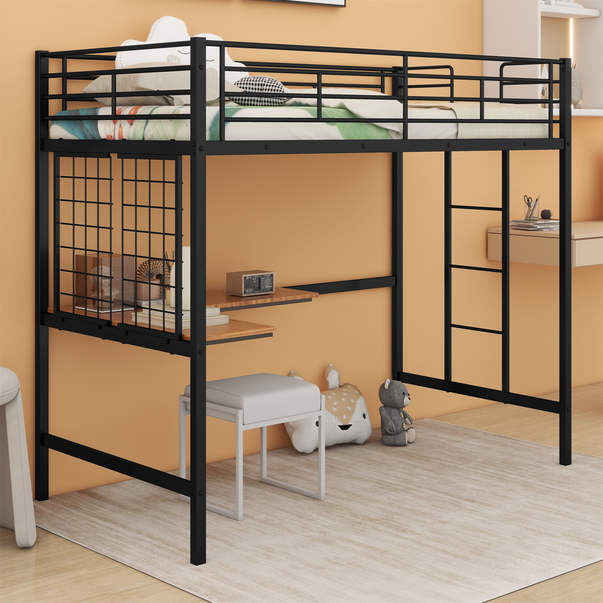 Mason & Marbles Ananda Kids Twin Loft Bed | Wayfair