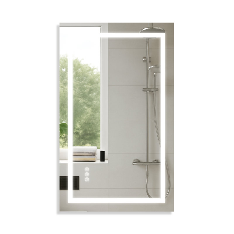 Ivy Bronx Led Bathroom Mirror Brightness Wall Mounted, Anti-fog ...