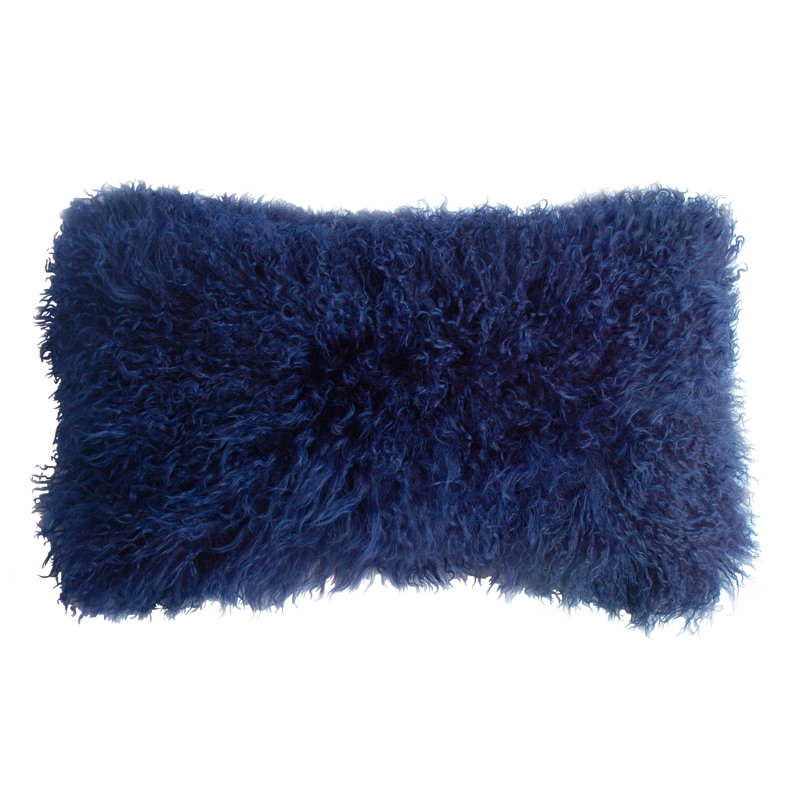 Mercer41 Forkland Sheepskin Throw Pillow & Reviews | Wayfair