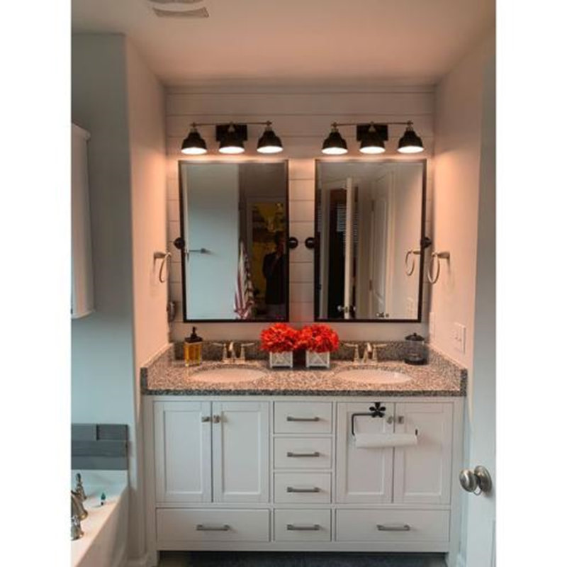 17 Stories Escarment 3 - Light Dimmable Black Vanity Light & Reviews ...