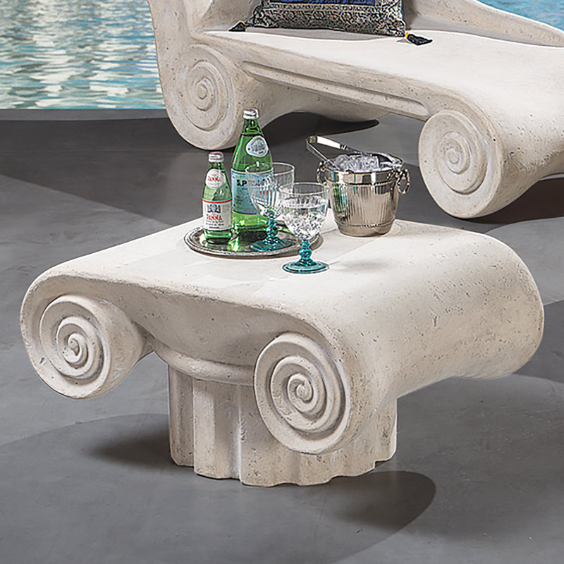 Design Toscano Hadrian's Villa Roman Column Coffee Table | Wayfair