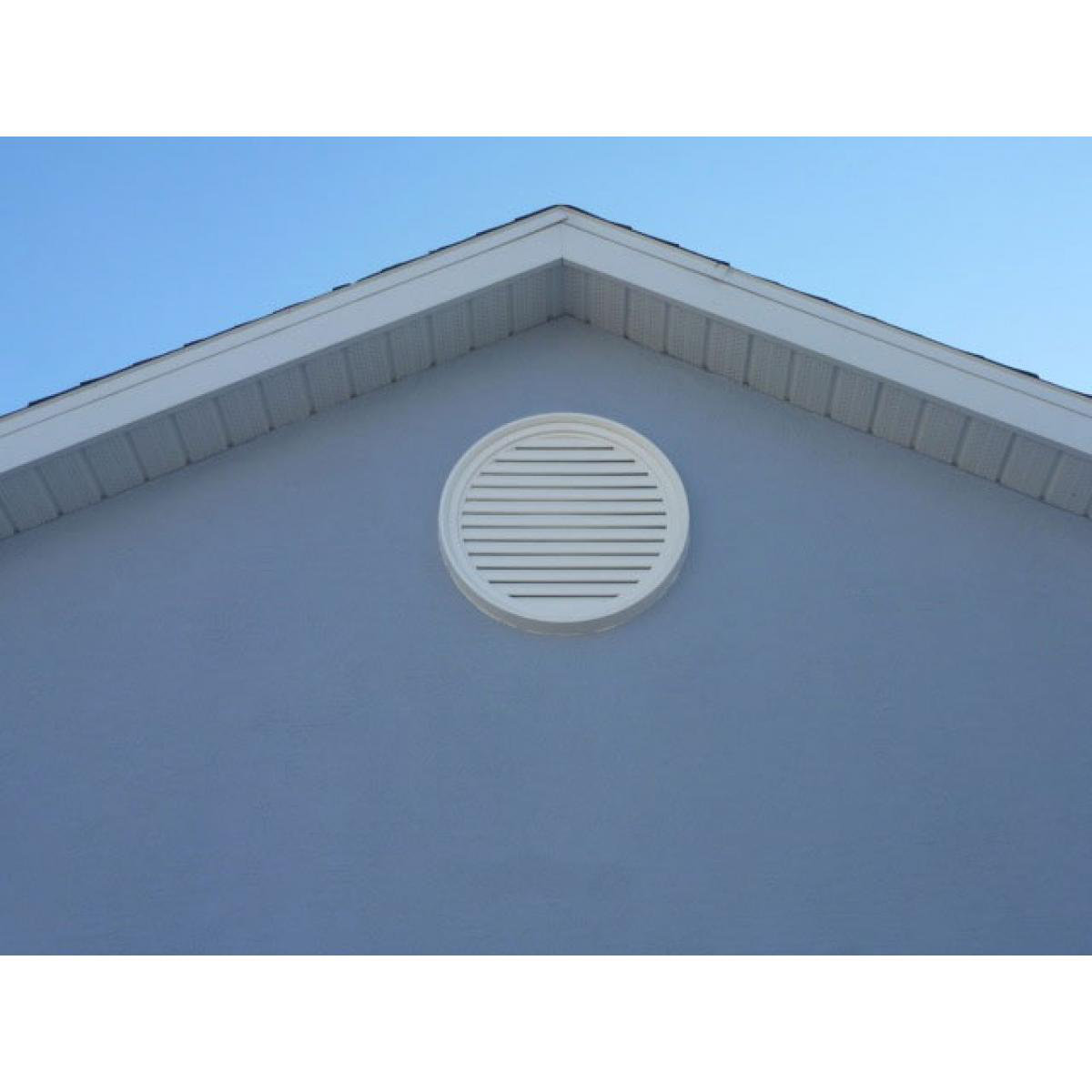 Ekena Millwork Round Gable Vent Louver, Non-Functional & Reviews | Wayfair