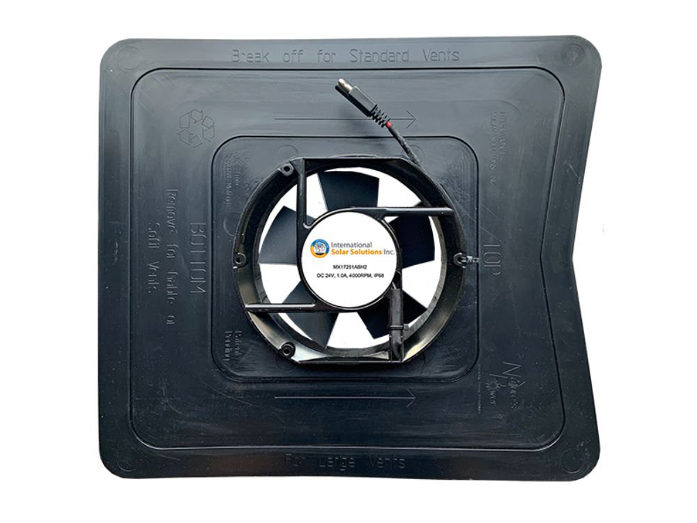 iSOLAR SOLAR ATTIC FAN - 80W208-FLEX MODULAR SOLAR POWERED FAN ...