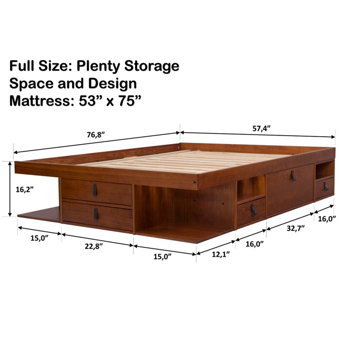 Latitude Run® Pharr Storage Bed & Reviews | Wayfair